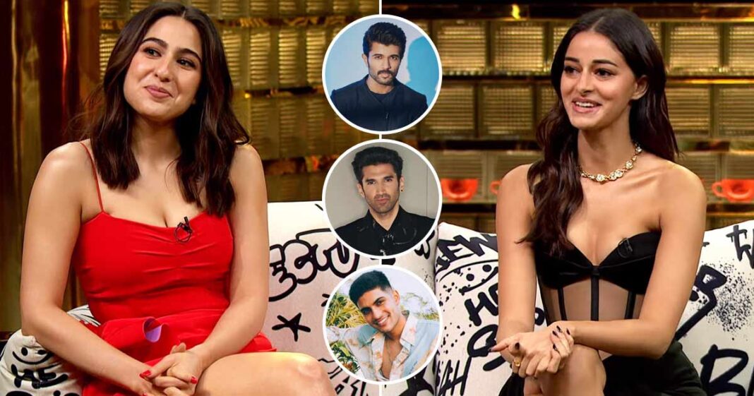 Koffee With Karan 8: Sara Ali Khan & Ananya Panday Talk Only About Exes & BFs - From Vijay ...