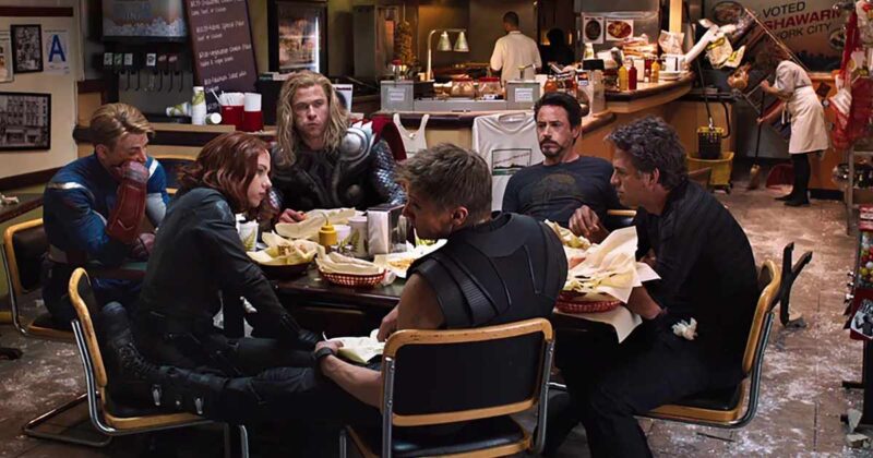 The Avengers' Fan Favorite 'Shawarma' Scene Featuring 'Iron Man' Robert ...
