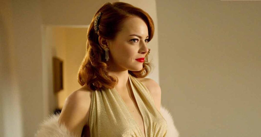 Emma Stone Once Went Backless In A Beautiful Ivory Gown With A Sleek ...