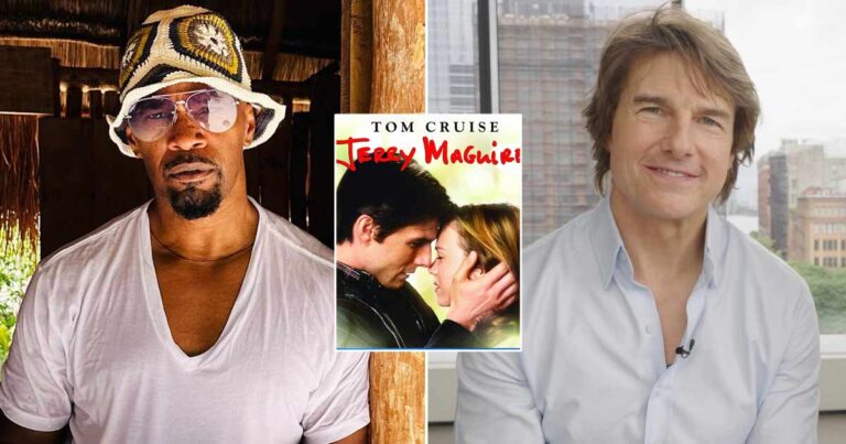 When Jamie Foxx Stared At Tom Cruise Menacingly At 'Jerry Maguire ...