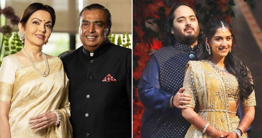 Mukesh Ambani & Nita Ambani's Net Worth Is 125846% Higher Than Viren ...