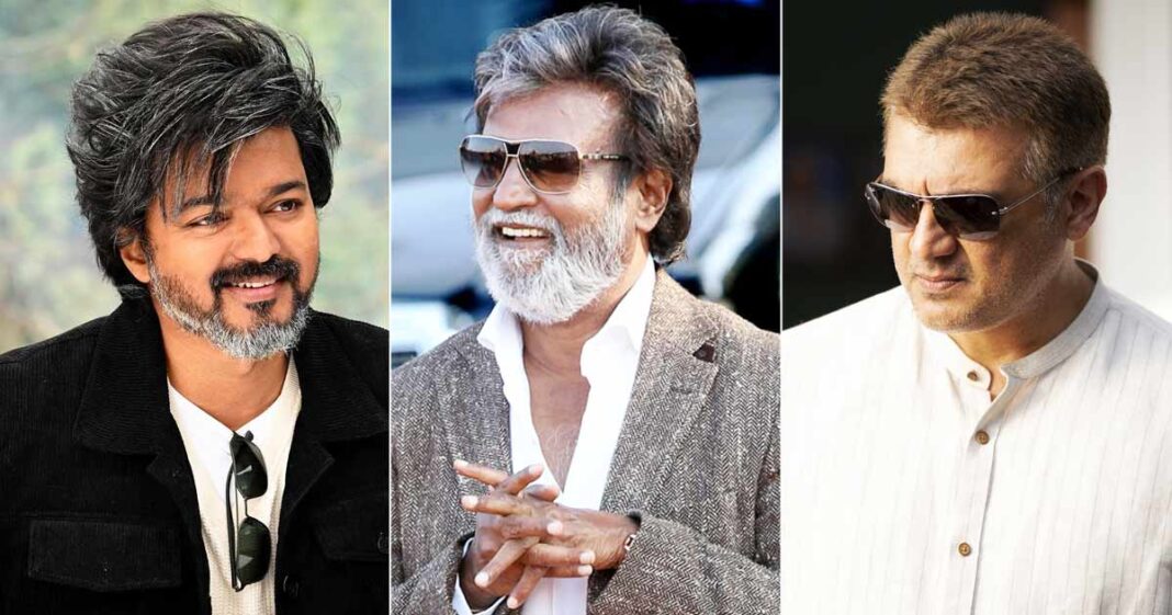 Thalapathy Vijay, Rajinikanth & Ajith Kumar’s Cumulative Salaries For ...