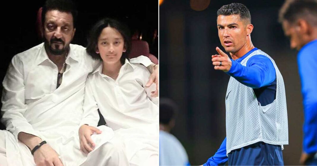 Did You Know Sanjay Dutt's Son, Shahraan, Plays Football For Cristiano ...