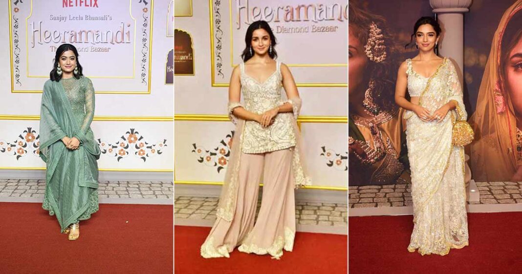 Heeramandi : Best-Dressed Celebrities At Sanjay Leela Bhansali’s Launch