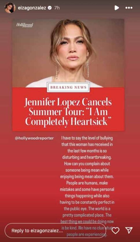 3 Body Problem Star Eiza Gonzalez Defends Jennifer Lopez Over ...