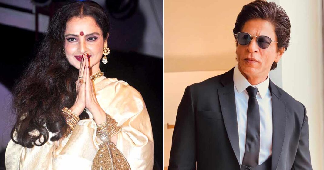 Shah Rukh Khan Once Fascinated Rekha With His Charming Behavior When He Woke Her Up To Witness A ...