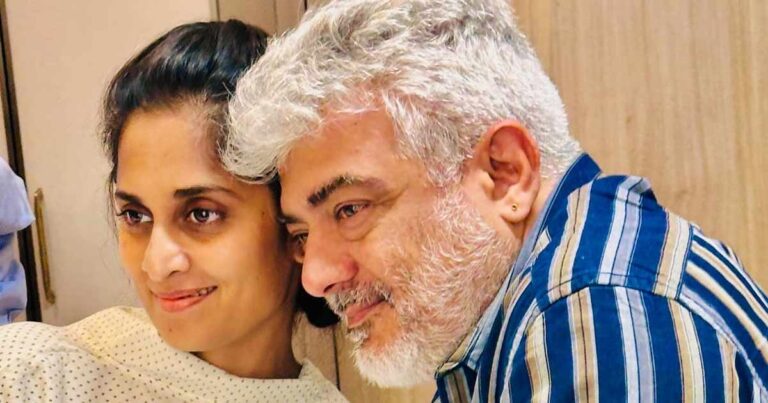 Ajith Kumar Returns From Filming In Azerbaijan To Support Wife Shalini ...