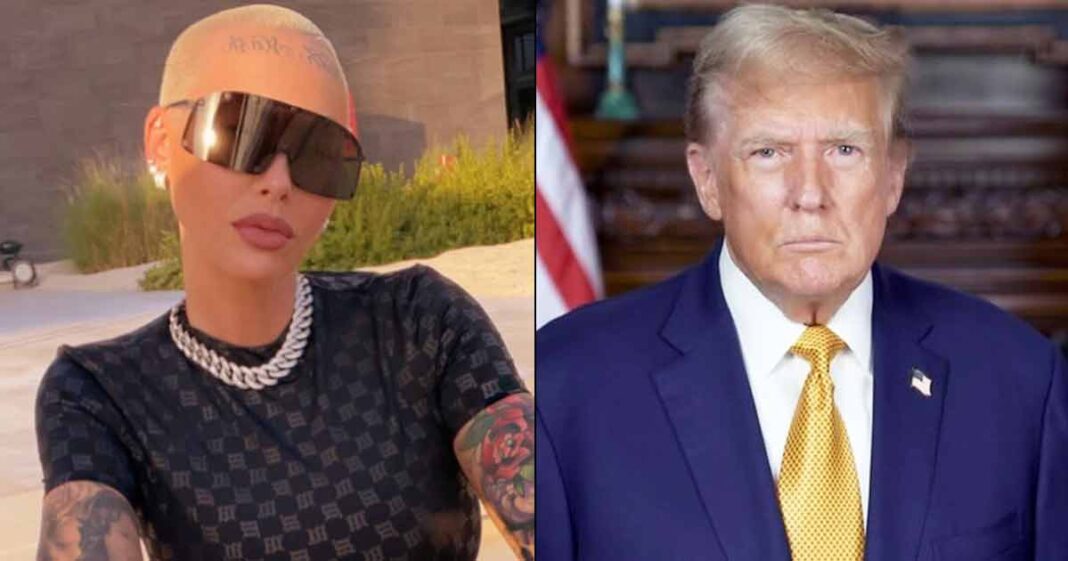 When Amber Rose Called Donald Trump "Such An Idiot" & Vowed To Leave ...