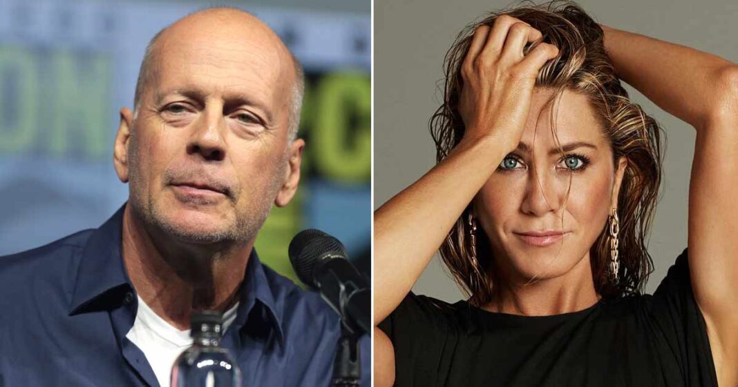 When Bruce Willis Had A Strict Rule To Not Kiss Jennifer Aniston During ...