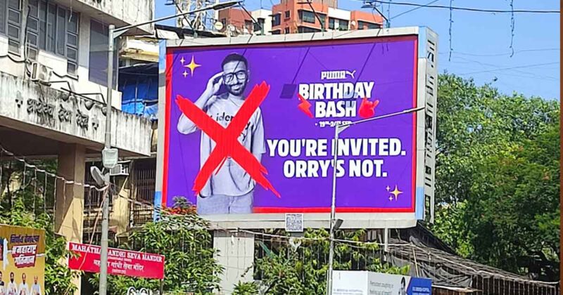 Puma Says "No Thanks" To Orry As He Expresses Desire To Join Birthday ...