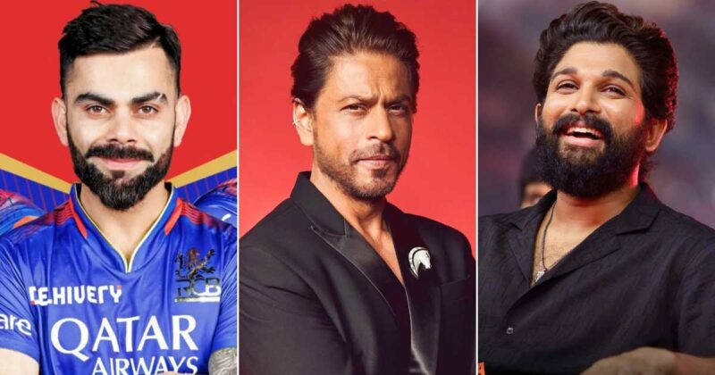 Virat Kohli & MS Dhoni Topple Shah Rukh Khan, Amitabh Bachchan & Allu Arjun & Other Actors In ...
