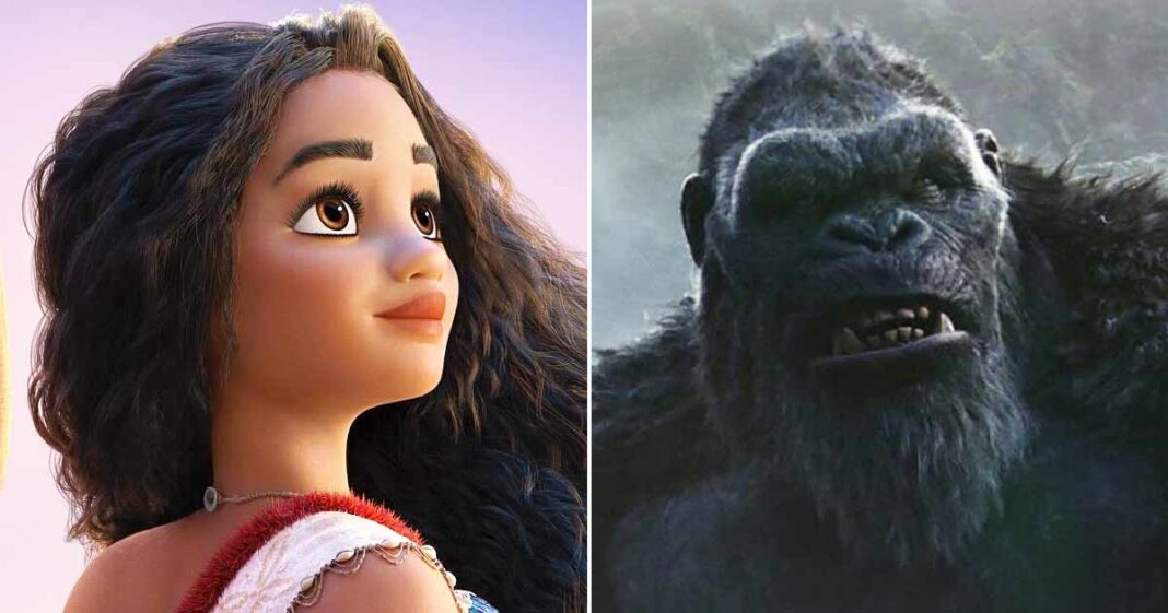 Moana 2 Box Office (Worldwide): Axes Godzilla X Kong: The New Empire's ...