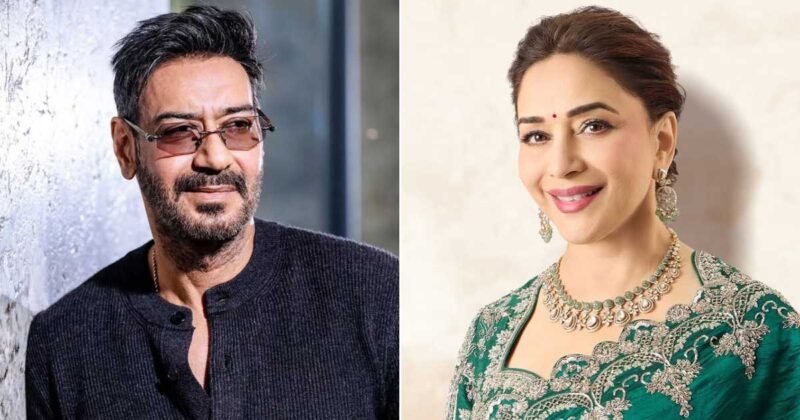 When Ajay Devgn Ended Up With A Permanent Burn Mark Because Of Madhuri ...