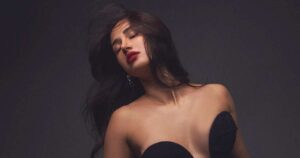 Disha Patani Unleashes Her Inner Femme Fatale In A Bold & Strapless All-Black Couture!